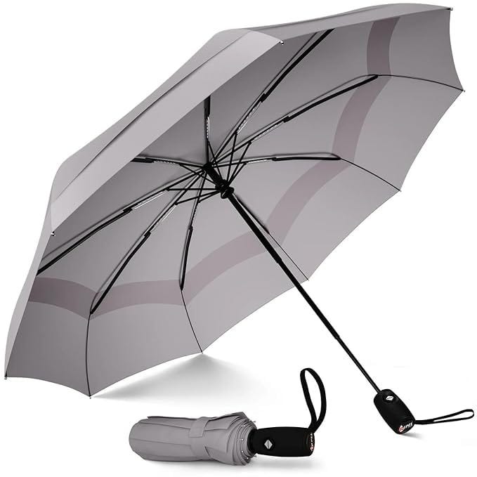 Voltonix Umbrella Automatic Open Travel Umbrella with Wind Vent ...