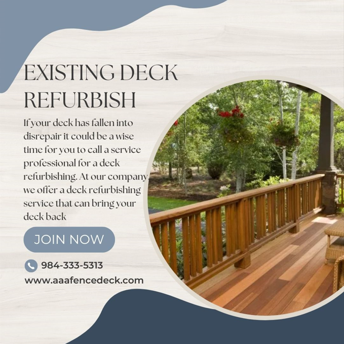 Deck Company Raleigh NC - AAA Fences Decks - Medium