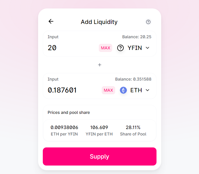 YFIN & YFIN2: How to start staking? | by YFI NEW | Medium