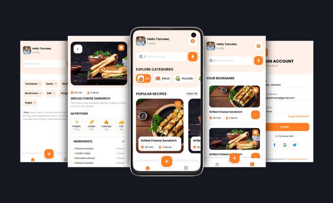 Best Deals! I will do creative mobile figma app design UI UX xd app ...