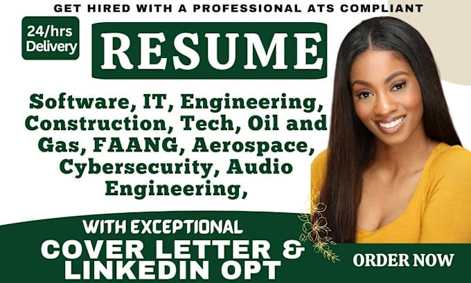 I will write software, software developer, faang, engineering, IT, tech, ats resume | by ...