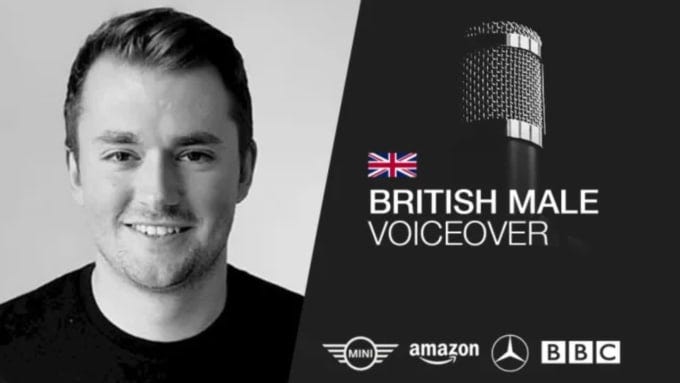 Top 10! I will record a professional male british voice over for $20 ...