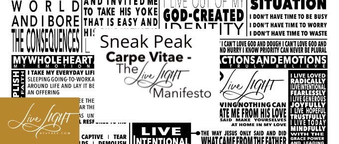 Live LIGHT Manifesto 2024 Sneak Peak | by Revtrev | Medium