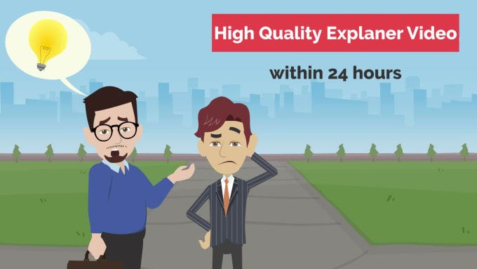 Top 5! I will create 2d animation and explainer video in 24 hour for $5 ...