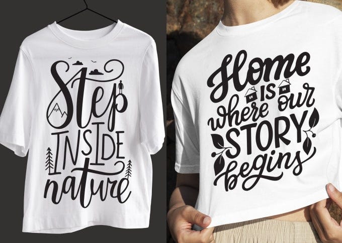 Hot Deals! I will create typography t shirt design, logo design and ...