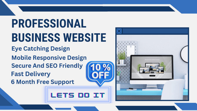 Top 10! I will design and develop a professional business website for ...