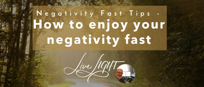 Negativity Fast Tips — How to enjoy your negativity fast | by Revtrev ...