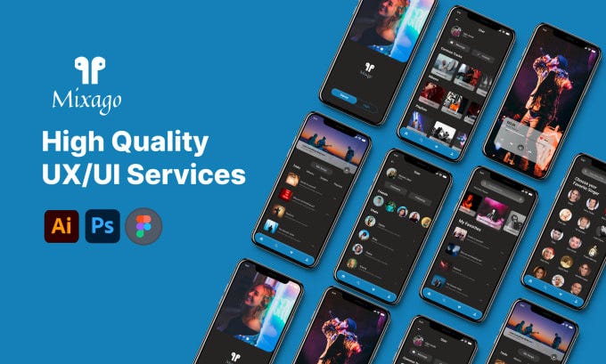 Best Deals! I will do mobile app ui ux design, figma ui design, and app ...