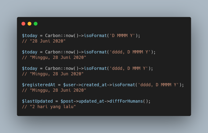 Mengenal Carbon di Laravel (Kupas Tuntas Tanggal dan Waktu) | by Brillian Musyafa | Medium