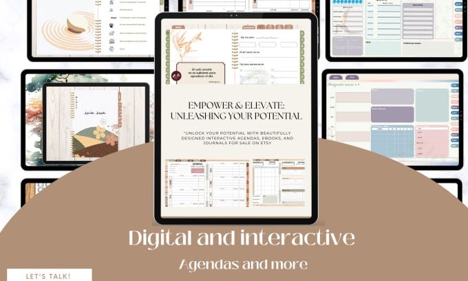 Top 5! I will custom high quality planner, calendar, and digital ...