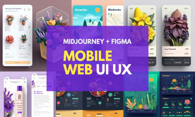 Review! I will make a mobile ui ux concept with midjourney ai for $25 ...