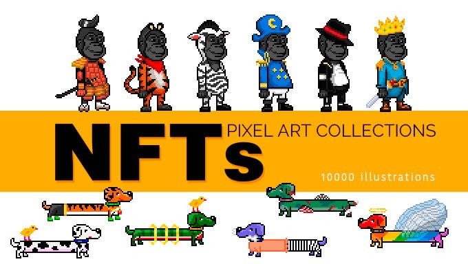 I will a pixel art nft collection | by Fahad Speaks | Medium