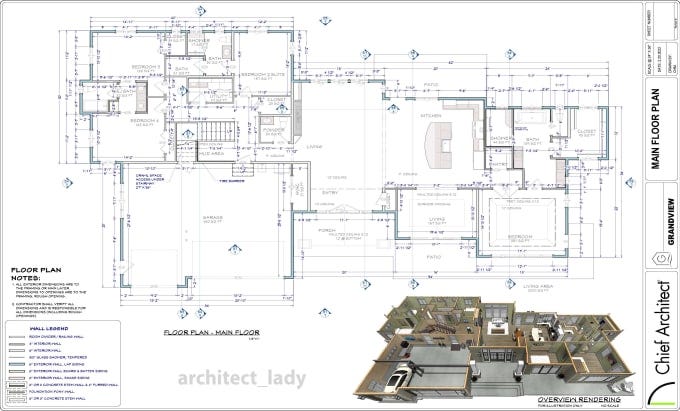 Top 5! I will do 2d 3d house floor plan home designer blueprint using ...