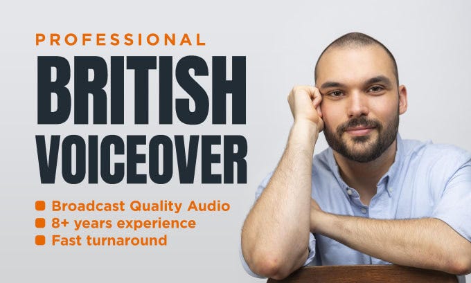 Top 10! I will record a pro british male narrator for a youtube channel ...