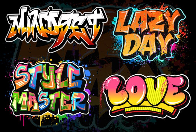 Hot Review! I will design awesome graffiti text, tags, t shirts, and ...