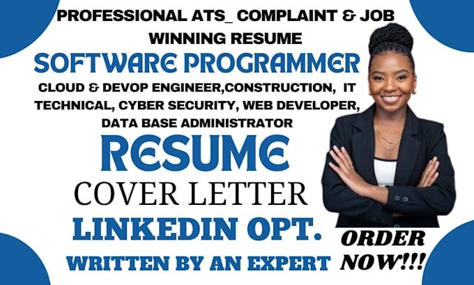 I will write cloud engineer, computer programmer, web developer, software developer CV | by ...