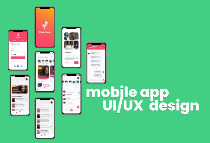 Hot Review! I will do creative mobile app UI UX design for your ...