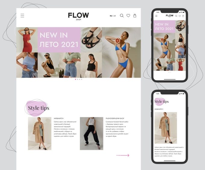 I will design stylish multi page website design in figma | by Sohel ...