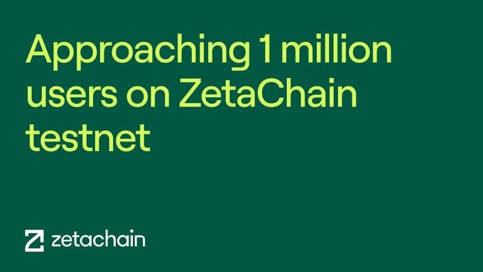 Fewer than 25,000 to go until we find the millionth ZetaChain user ...