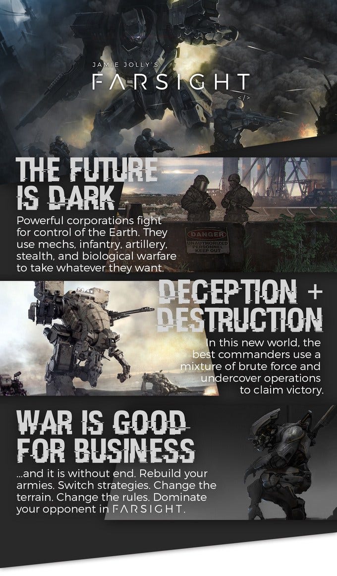 FARSIGHT: Corporate Warfare in a Dark Future | by Louism McNutt | Medium