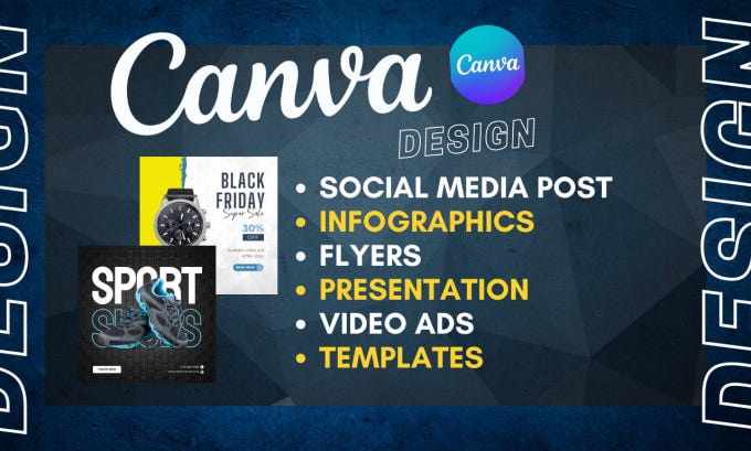 Hot Deals! I will do any graphic design using canva pro for $10 | by ...