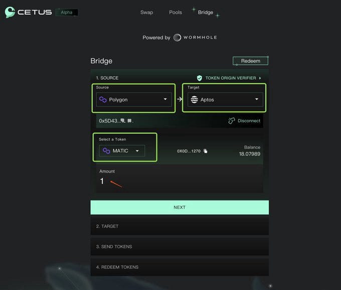 How to use Cetus Bridge powered by Wormhole and add liquidity in Cetus ...
