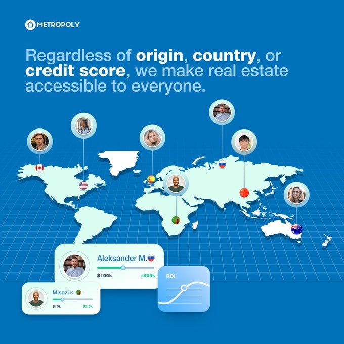 Metropoly. Metropoly is a blockchain-based real… | by Andrenista | Medium