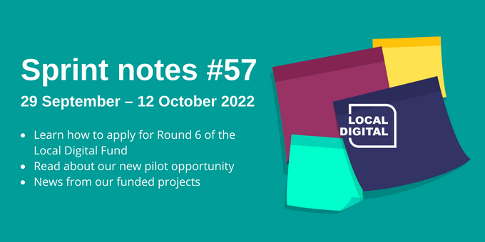 Sprint Notes #57. 29 September –12 October 2022 | by Local Digital ...