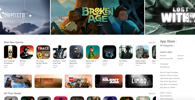 Apple Unveils New Look Games Section on App Store | by Satinder S ...