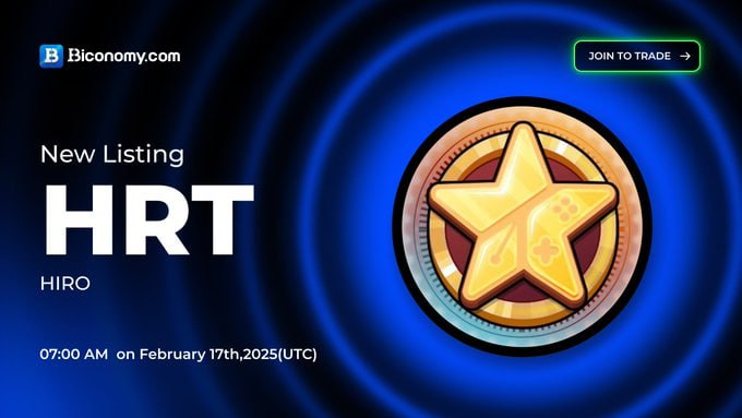 🚀NEW LISTING🔥 $HRT #Biconomy will list @Hiro_Token and open the #HRT ...
