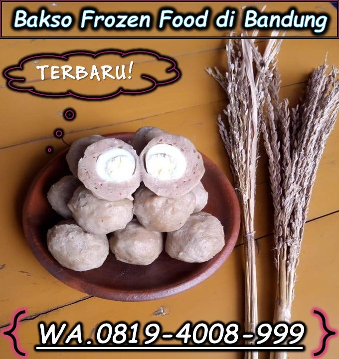 TERBARU! WA.0819 4008 999, Bakso Frozen Food di Bandung - Bakso Frozen ...