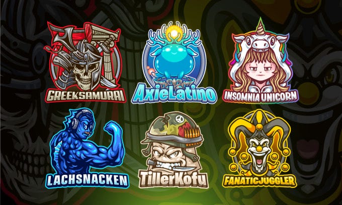 I will design awesome mascot logo for youtube, twitch, esport team, and ...