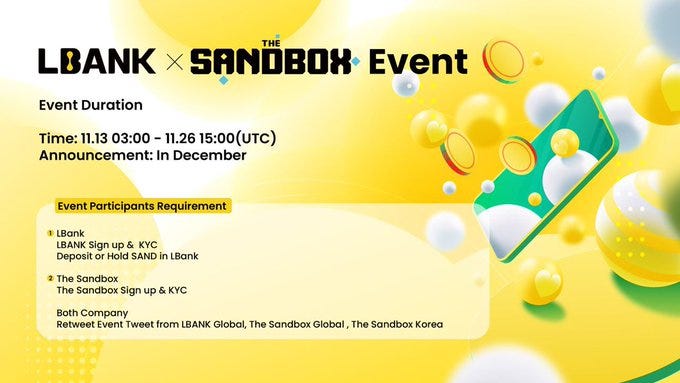 Lbank The Sandbox event: 100 NFTs Airdrop awaits | by Airdrop X | Nov, 2023 | Medium