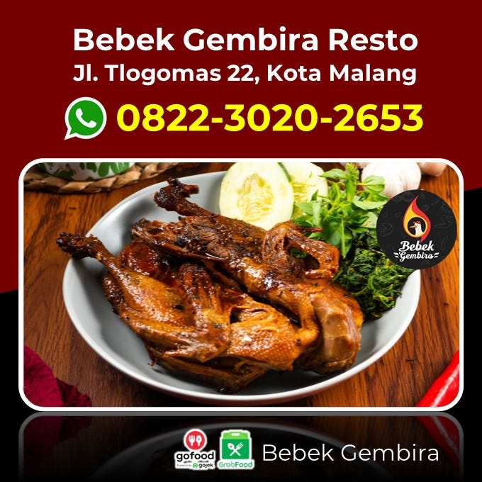 TELP 0822–3020–2653, Warung Nasi Kotak 3 Bulanan di Malang | BEBEK GEMBIRA | by Program PSG TKJ ...