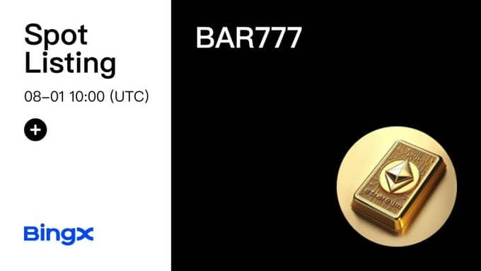 Exploring The Gold Standard (BAR777) Listing on #BingX: A New Era for ...