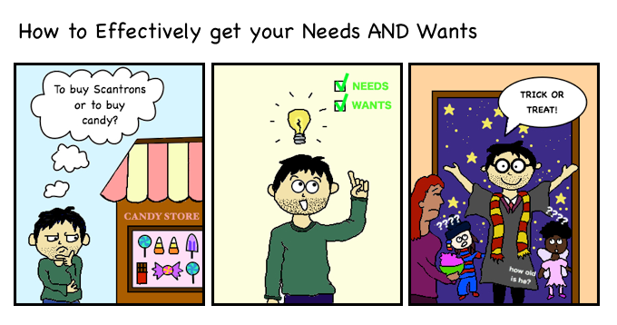 How to get your needs AND wants. (Halloween Edition) | by Funding ...