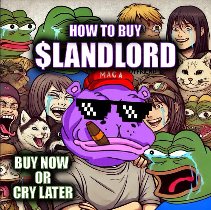 Buy Landlord The Solana Meme Crypto Moonshot Trading