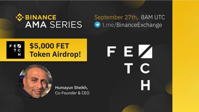 Fetch.ai CEO Humayun Sheikh participates in AMA with Binance | by Fetch ...