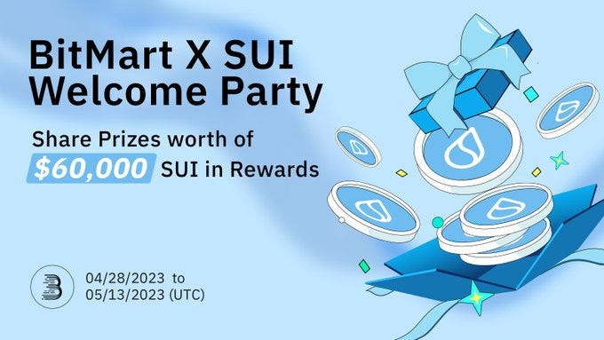 BitMart X SUI Welcome Party Share Prizes $60,000 SUI in Rewards | by CryptoExplorerHub | Medium