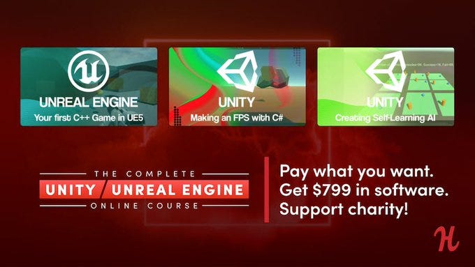 Unity & Unreal Engine Course Bundle - Humble Bundle Partner Blog - Medium