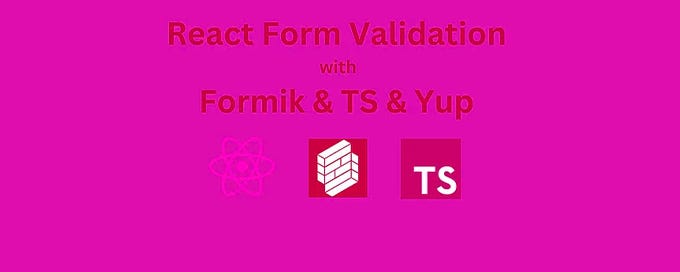 Advanced Form Handling With Formik And Yup Building Dynamic Forms Effortlessly 🚀💻 By Martijn