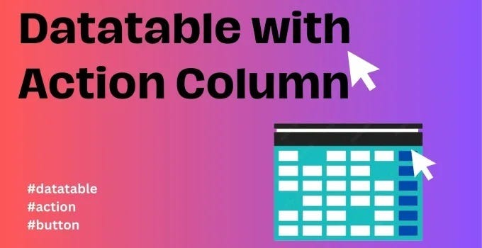 Elevate Your Datatable With Action Columns In Lwc By Sfdcrocks247 Medium