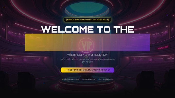 🎮 Welcome to the Popular VIP Game Arena — Your Gateway to Elite Gaming ...