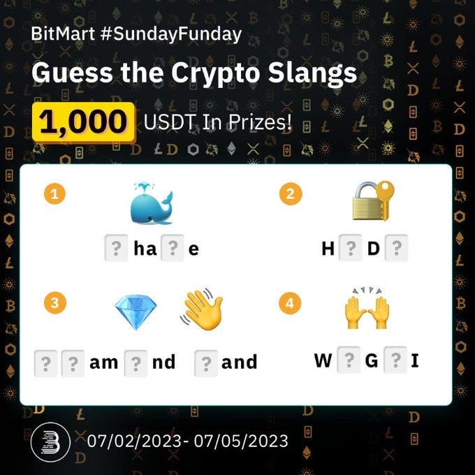 Finish the crypto slangs for a chance to share 1,000 USDT! | by Media Airdrop | Jul, 2023 | Medium