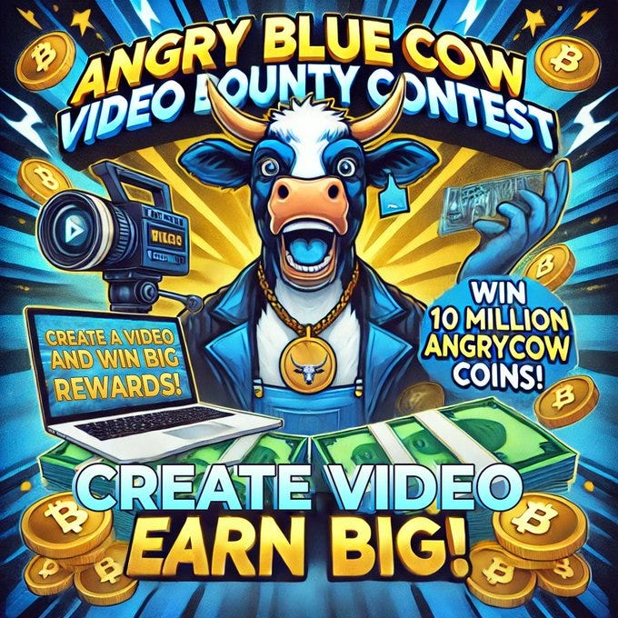Angry Blue Cow Video Bounty Contest Live | by Angry Blue Cow | Feb ...
