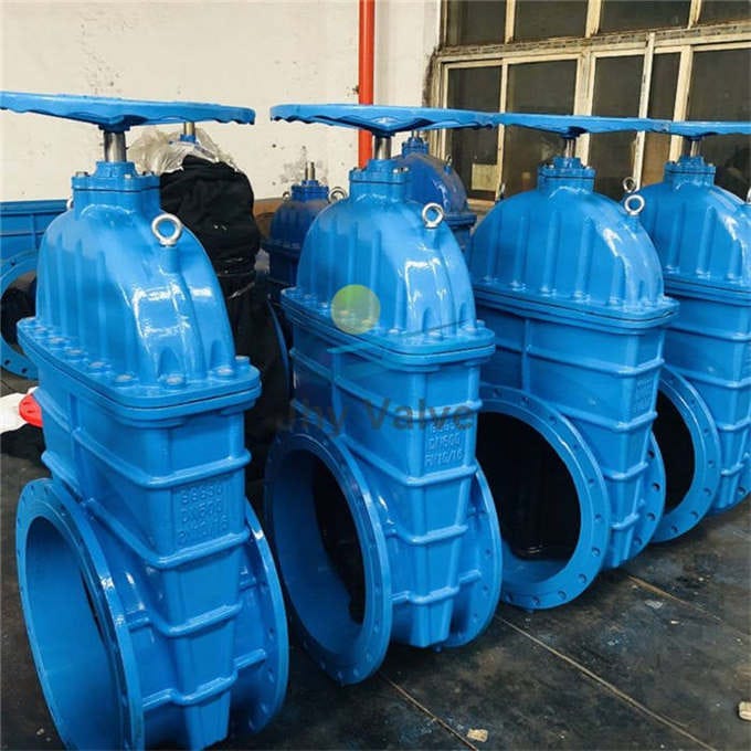24 Inch DN600 Ductile iron BS DIN F4 Soft Seal Gate Valve | by Valve ...