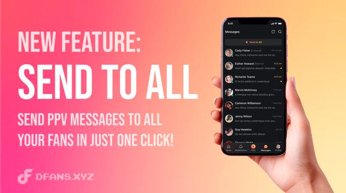 Unlock Intimacy and Revenue: Introducing dFans’ Revolutionary Send-to ...