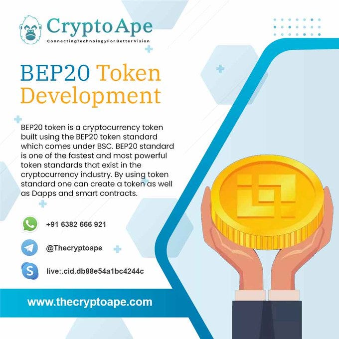 How to Develop a BEP20 Token For your Business? | by Ellyseperry | Medium