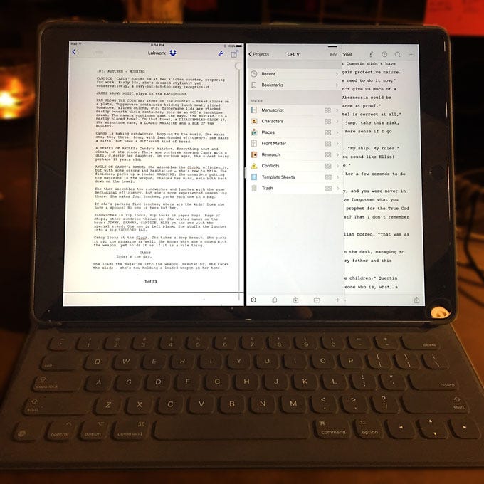 Fiction writing with only an iPad? | by Scott Sigler | Medium