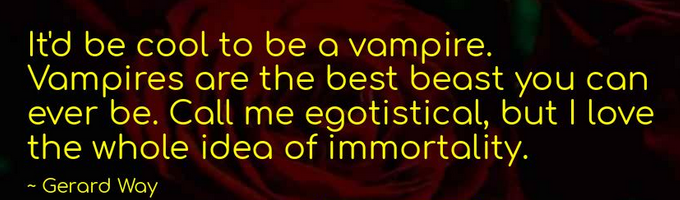 Humans are not vampires. Vampires as you know…live forever. They… | by ...